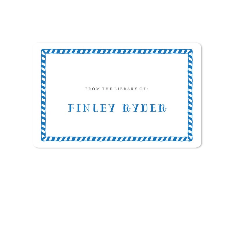 Custom Bespoke Personalized Bookplates Stickers / Bookplate | Etsy