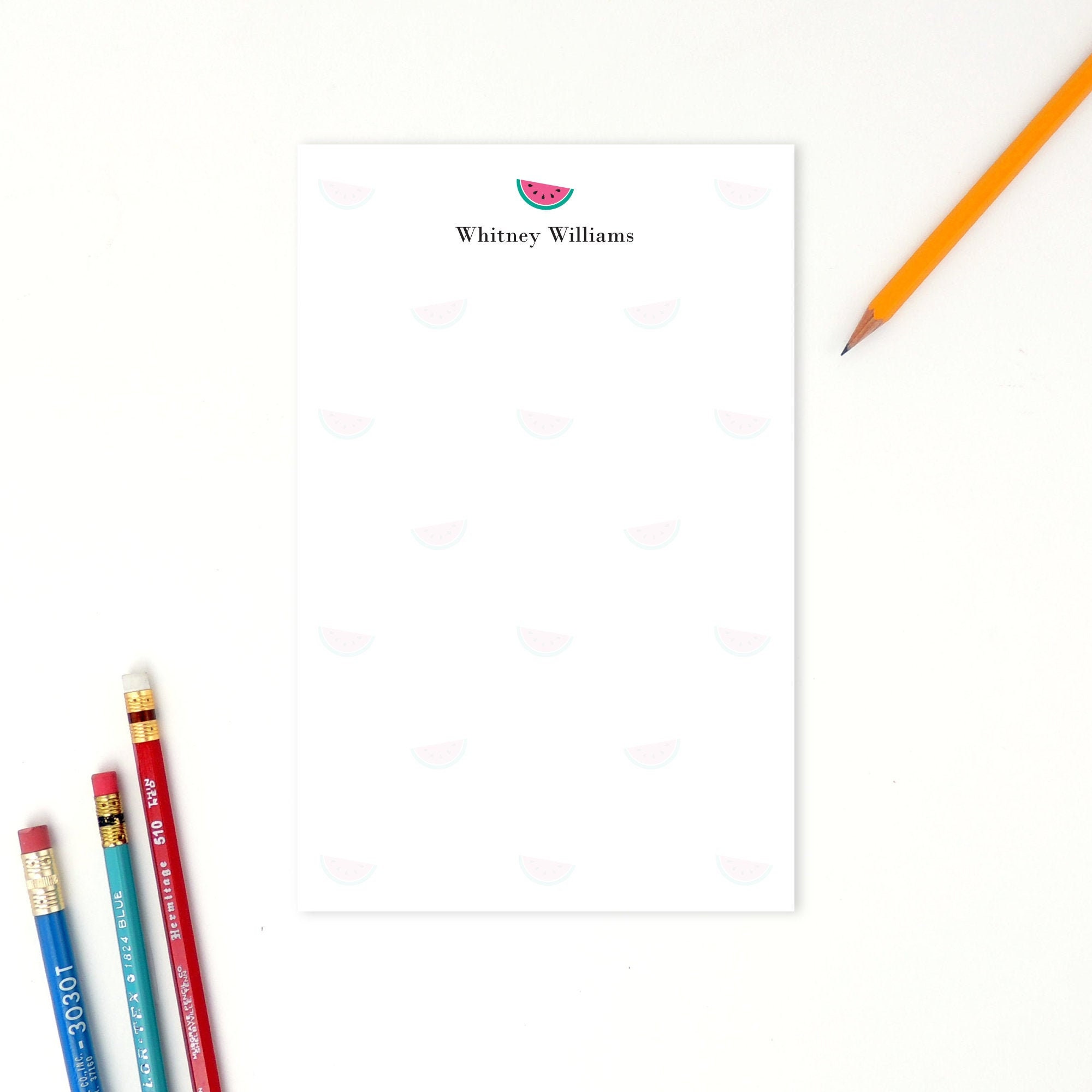 Personalized Notepad, Personalized Stationery, Stationary, Writing ...