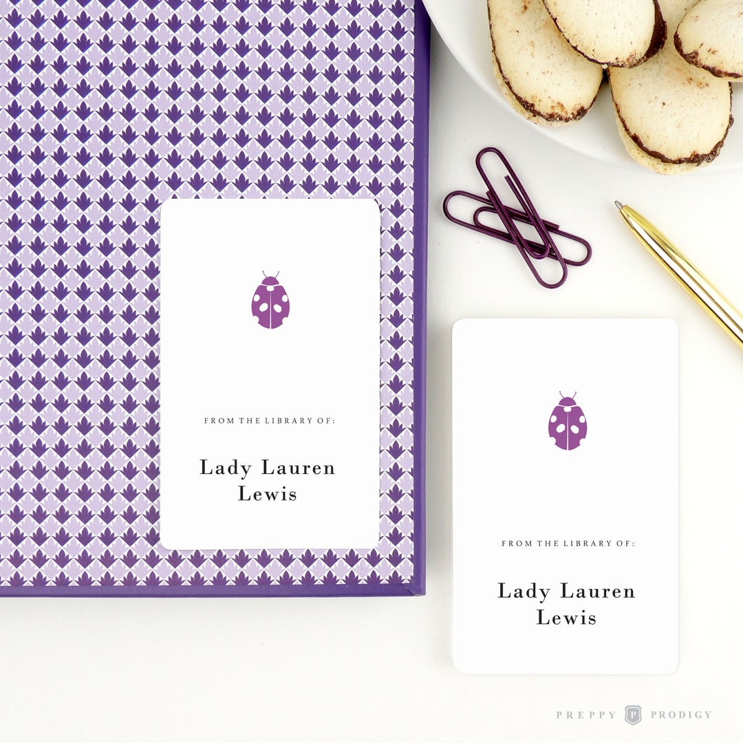 Children's Bookplate Stickers, Gift for Kids, Personalized Children's ...