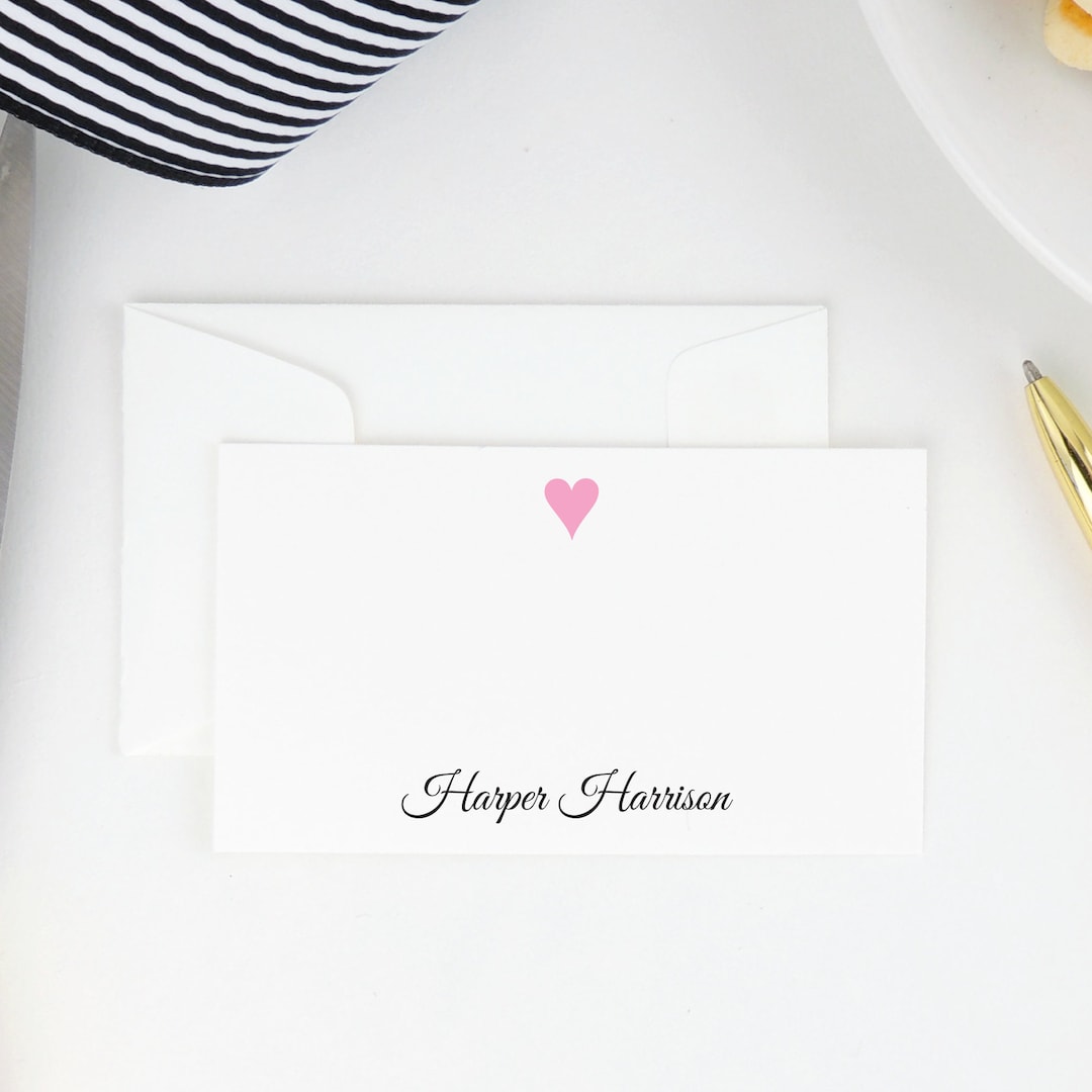 Personalized Gift Enclosure Cards / Heart Enclosure / Personalized ...