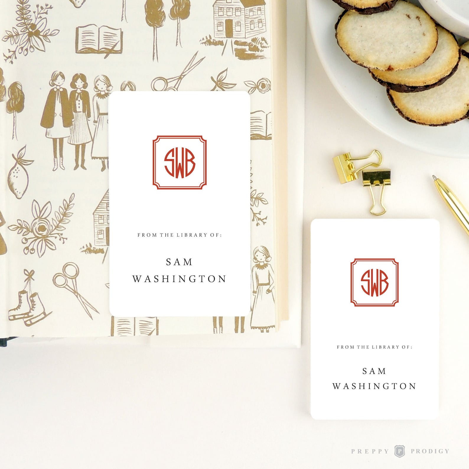 Custom Bespoke Personalized Bookplates Stickers / Bookplate Sticker Ex ...