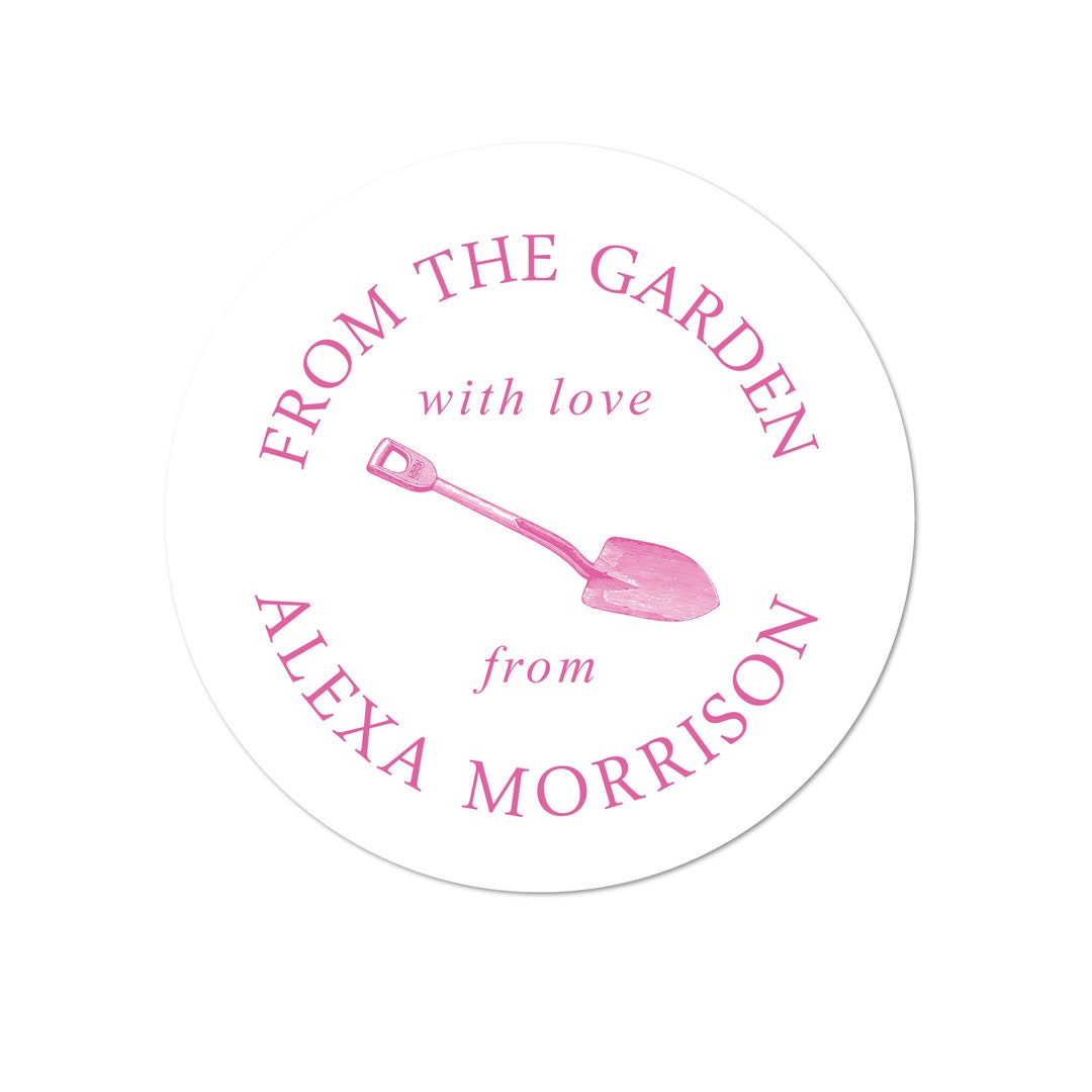 Personalized From the Garden of Labels, From the Garden of Stickers ...