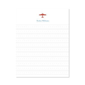 Skip a Line Ruled Notebook Paper for Kids, Kids Personalized School ...