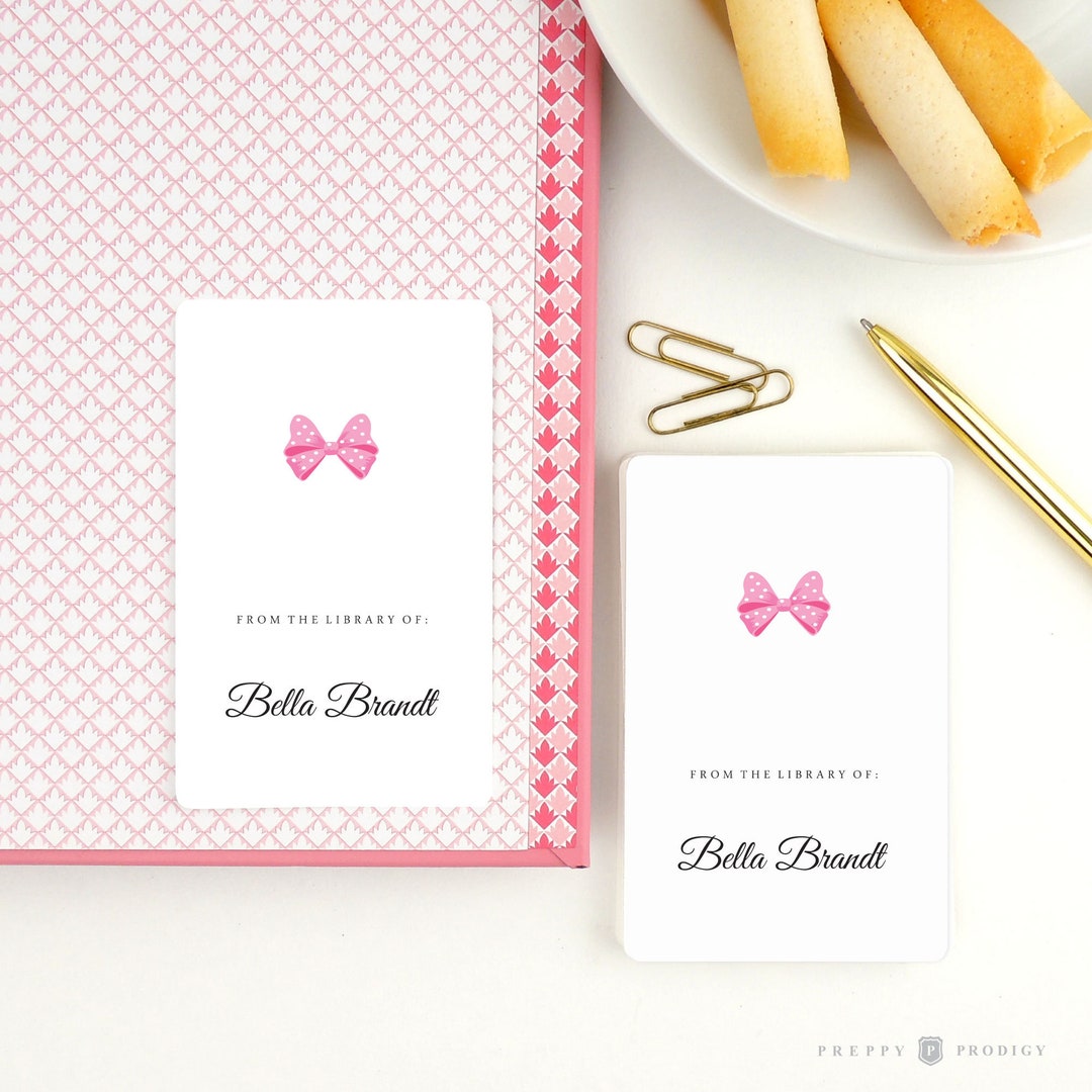 Children's Bookplate Stickers, Gift for Kids, Personalized Children's ...