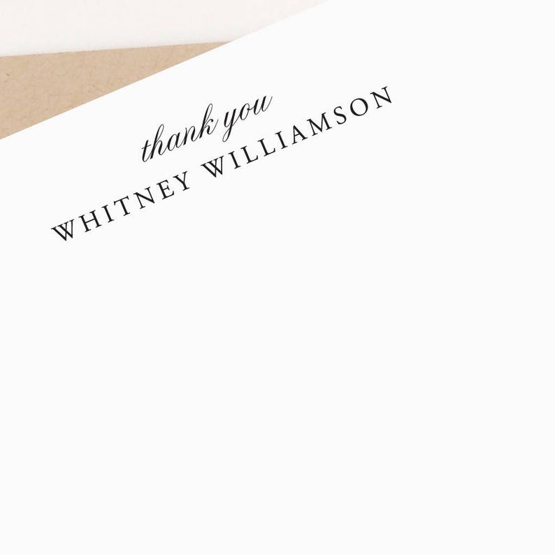 Personalized Thank You Notes Set / Personalized Thank You | Etsy