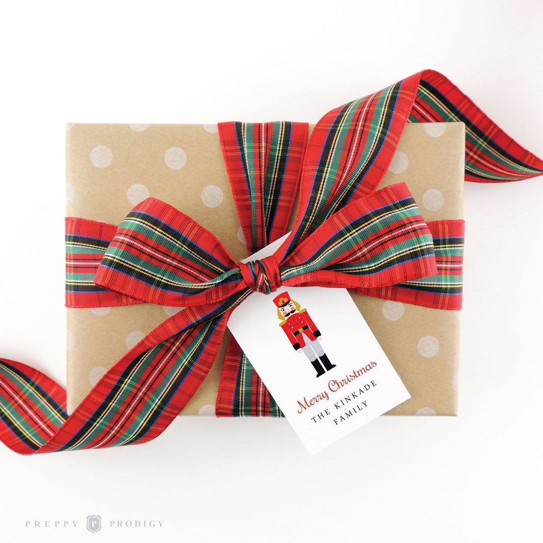 Christmas Gift Tags Personalized, Personalized Holiday Gift Tag for ...