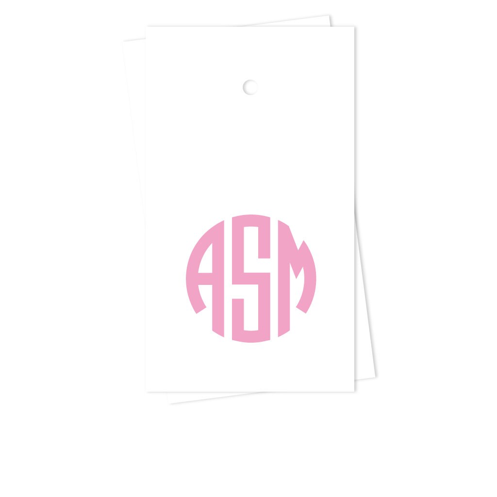 Monogrammed Gift Tags Personalized Gift Tags Custom Tags | Etsy
