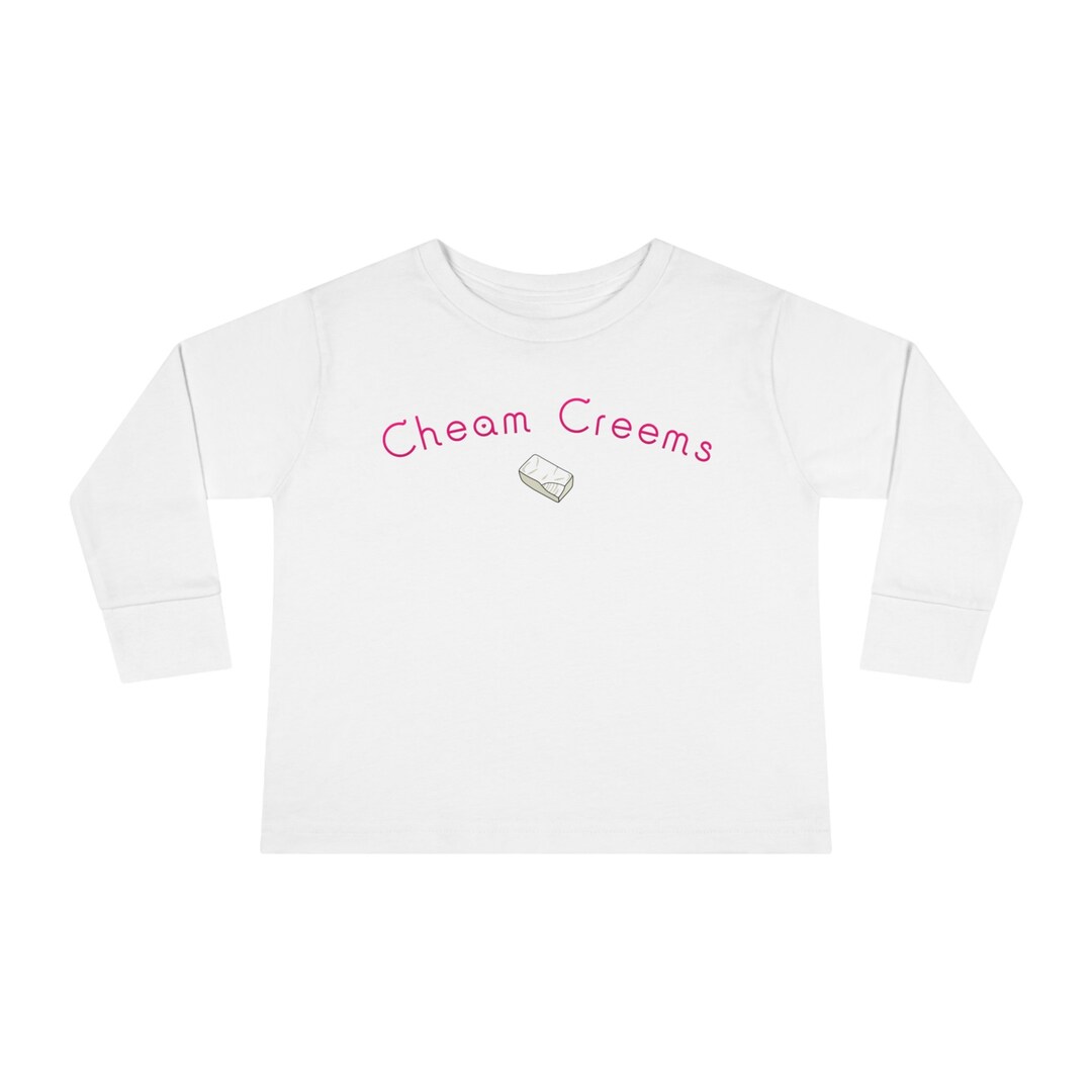 Cheam Creems Toddler Long Sleeve Tee - Etsy