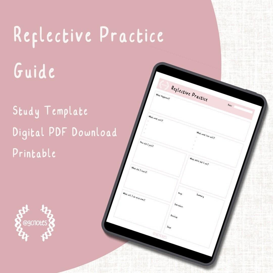 Reflective Practice Guide | Printable A4 Digital Download - Etsy