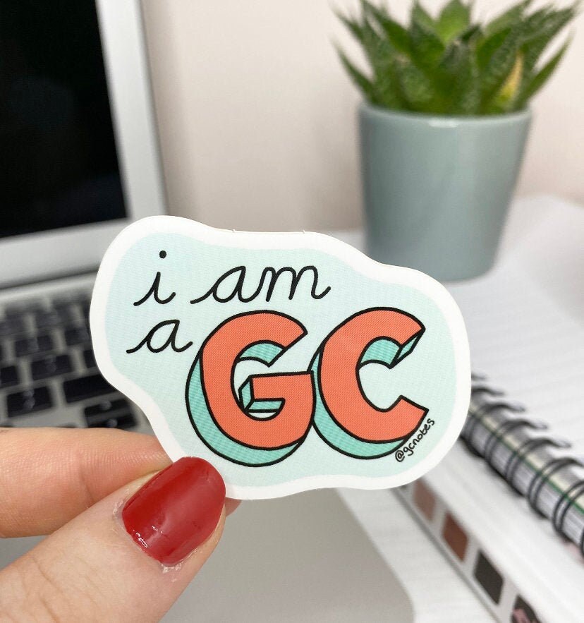 I Am a GC Sticker - Etsy