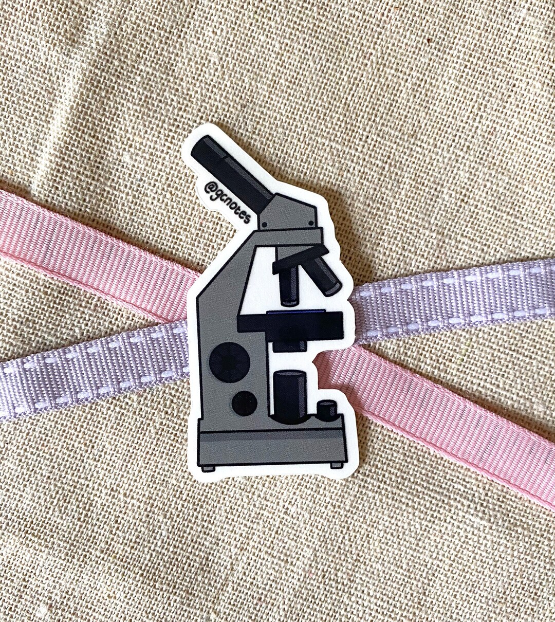 Microscope Laboratory Sticker - Etsy