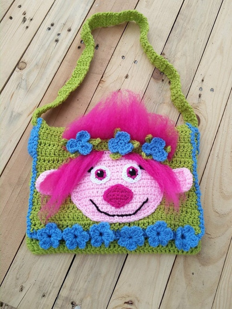 Crochet Troll Messenger Book Bag - PDF Pattern Only - Etsy