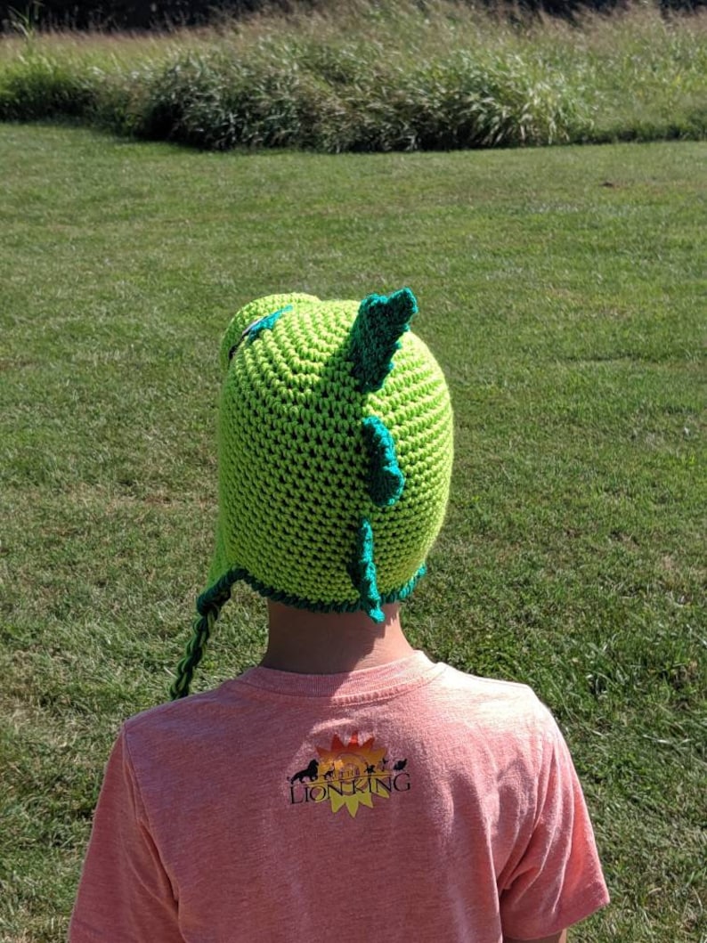 Green Repeater Peashooter Pea Shooter Crochet Hat Beanie Stocking Cap ...