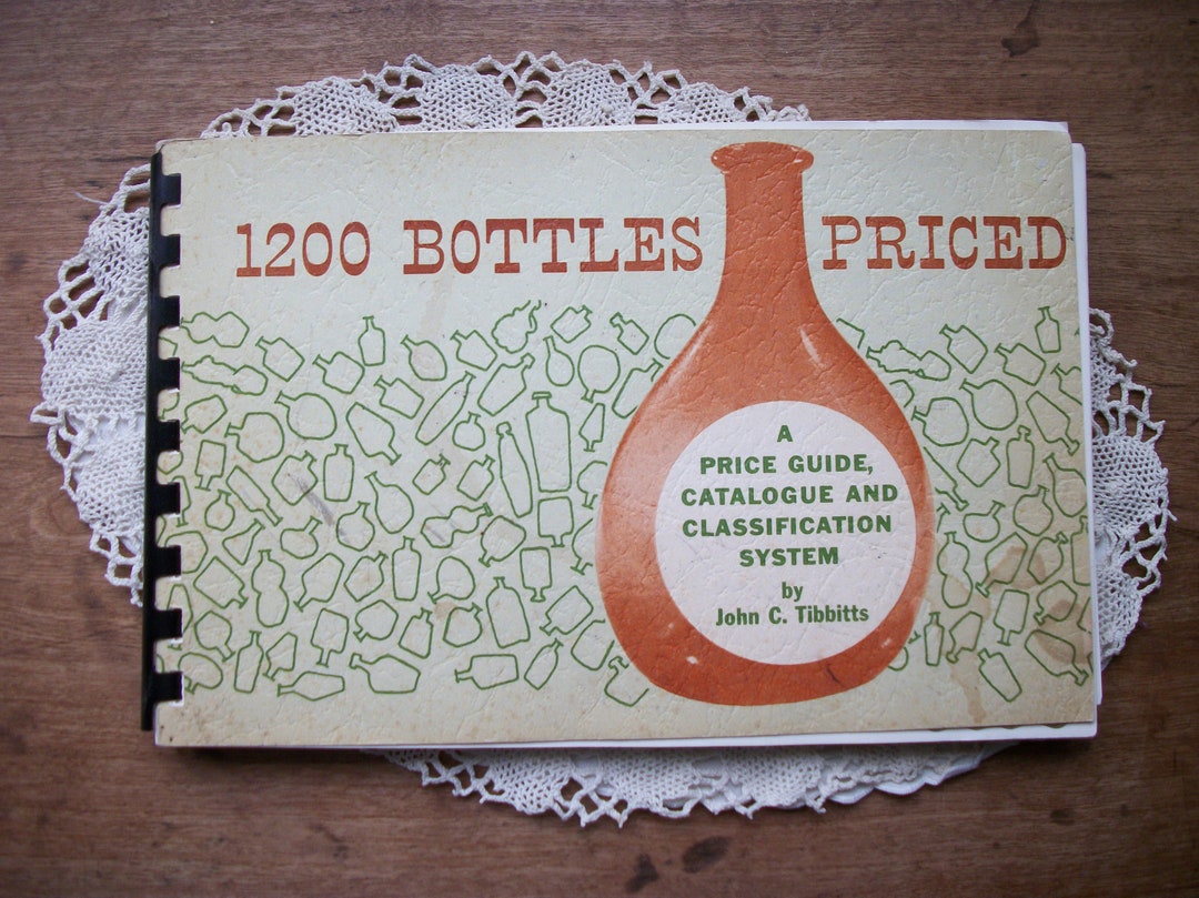 1200 Bottles Priced Guide Book Catalogue for Classification System ...