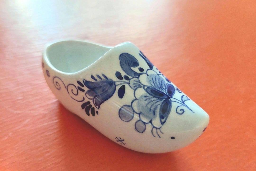 Blue White Delft Schoonhoven Holland Signed Miniature Ceramic Dutch ...