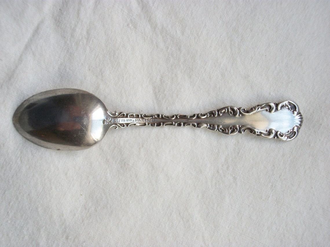 Louis XV Sterling Silver Spoon Pat 1891 Whiting Division Spoon - Etsy