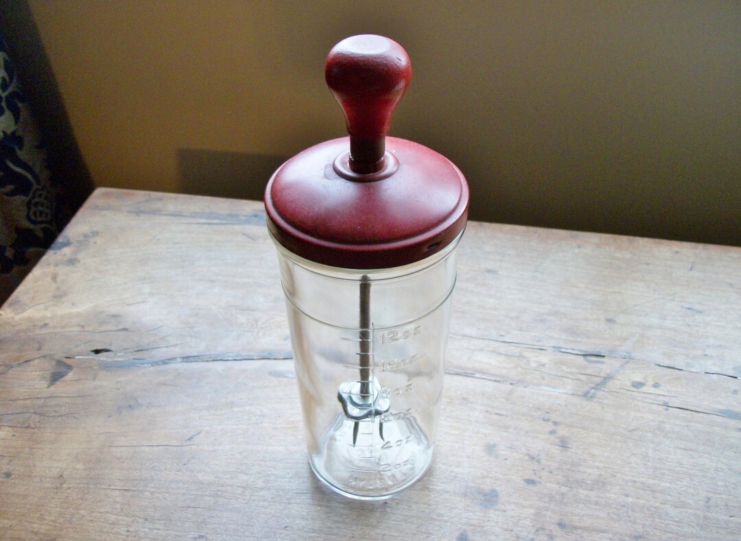 Red Top Retro 4 Spike Ice Chopper Hazel Atlas 1950s-60s Kitchenware ...