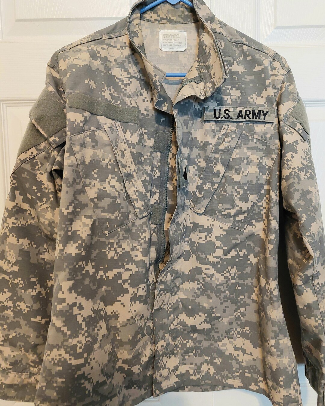 US Army Defender Digicam Combat Uniform Shirt Small R Field Jacket ...