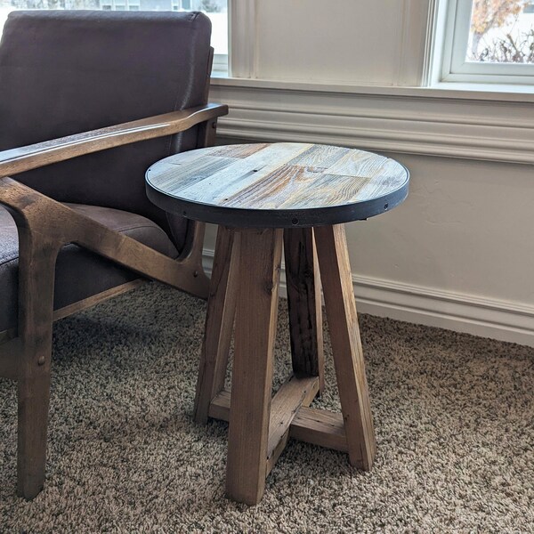 Rustic End Tables - Etsy