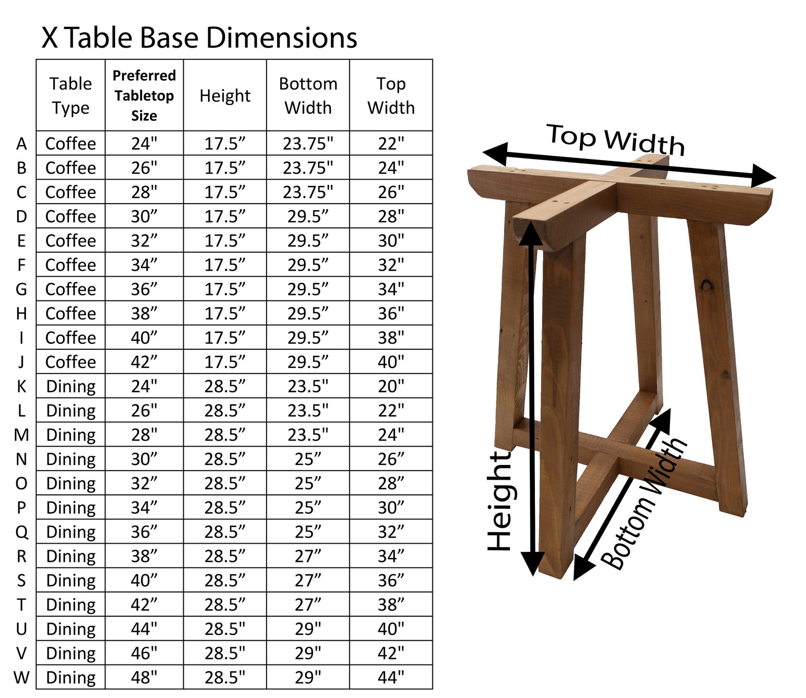 Reclaimed Wood X Style Table Leg Coffee Dining Kitchen Table | Etsy