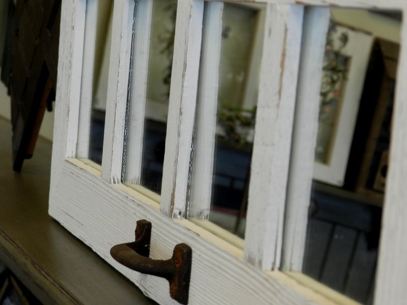 Barn Wood Window Pane Style Mirror 14x25 8 5x5 Panes - Etsy