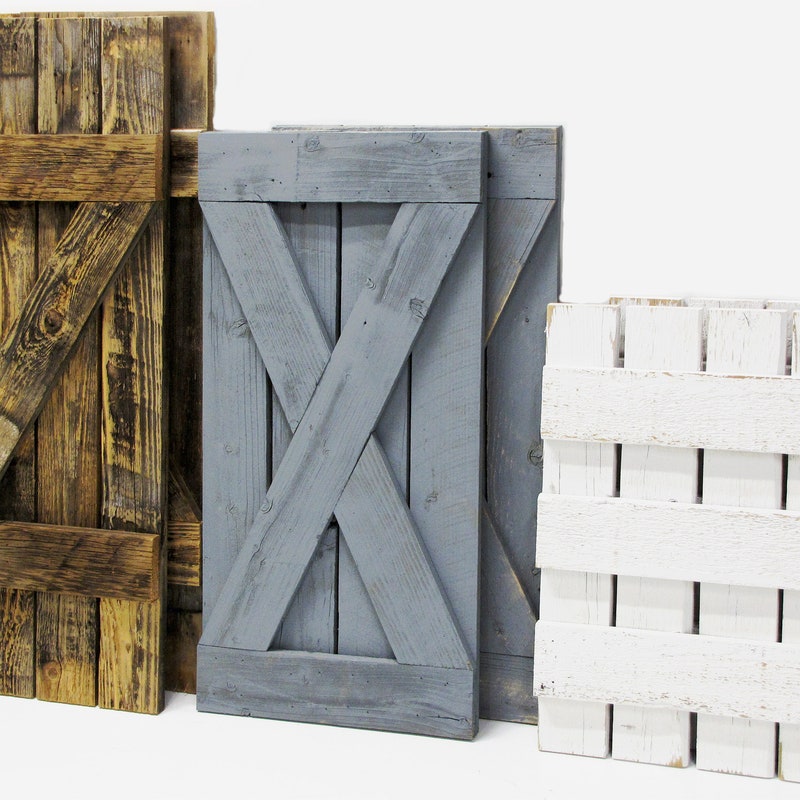 Barn Door Window Shutters - Etsy