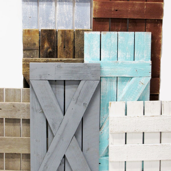 Barn Door Window Shutters - Etsy