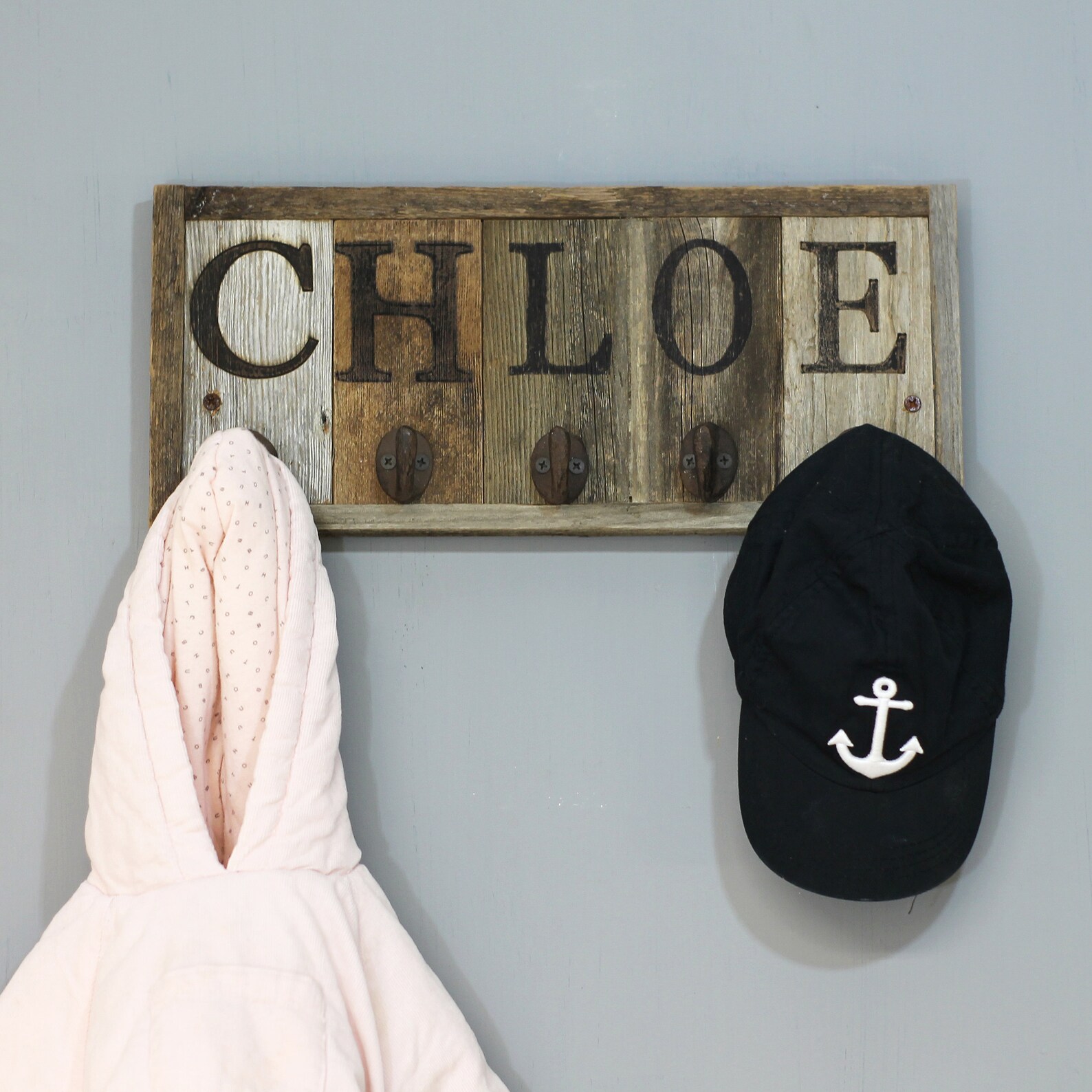 Personalized Kids Coat Rack Childrens Coat Hangers Bedroom | Etsy