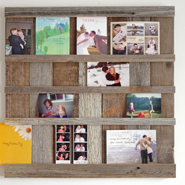 Rustic Photo Board - Etsy