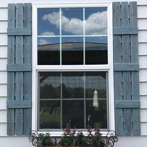 Custom Rustic Window Shutters set-2 Farmhouse Reclaimed Barn Wood ...