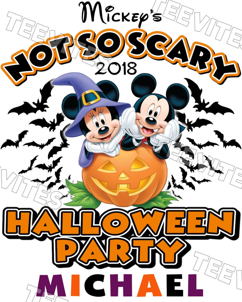 Mickey's Not So Scary Halloween Party Shirts / Disney | Etsy
