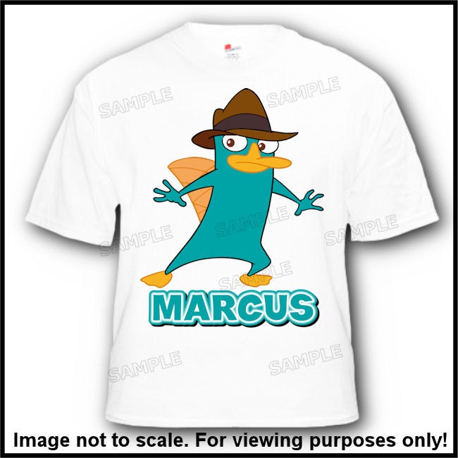 Perry The Platypus Face Outline