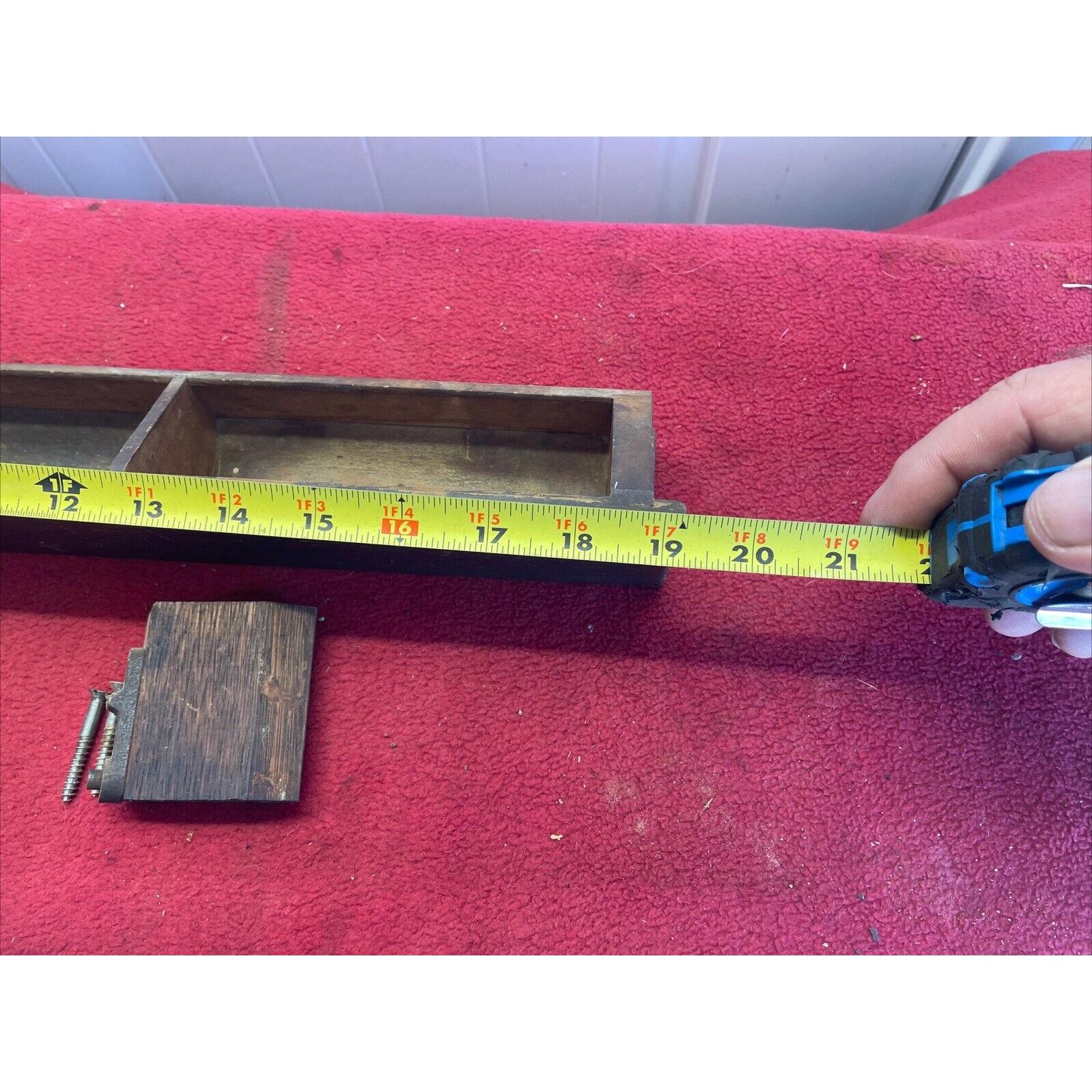 Singer Treadle Sewing Machine Tilt Out Front Drawer / Hinge Blocks ...