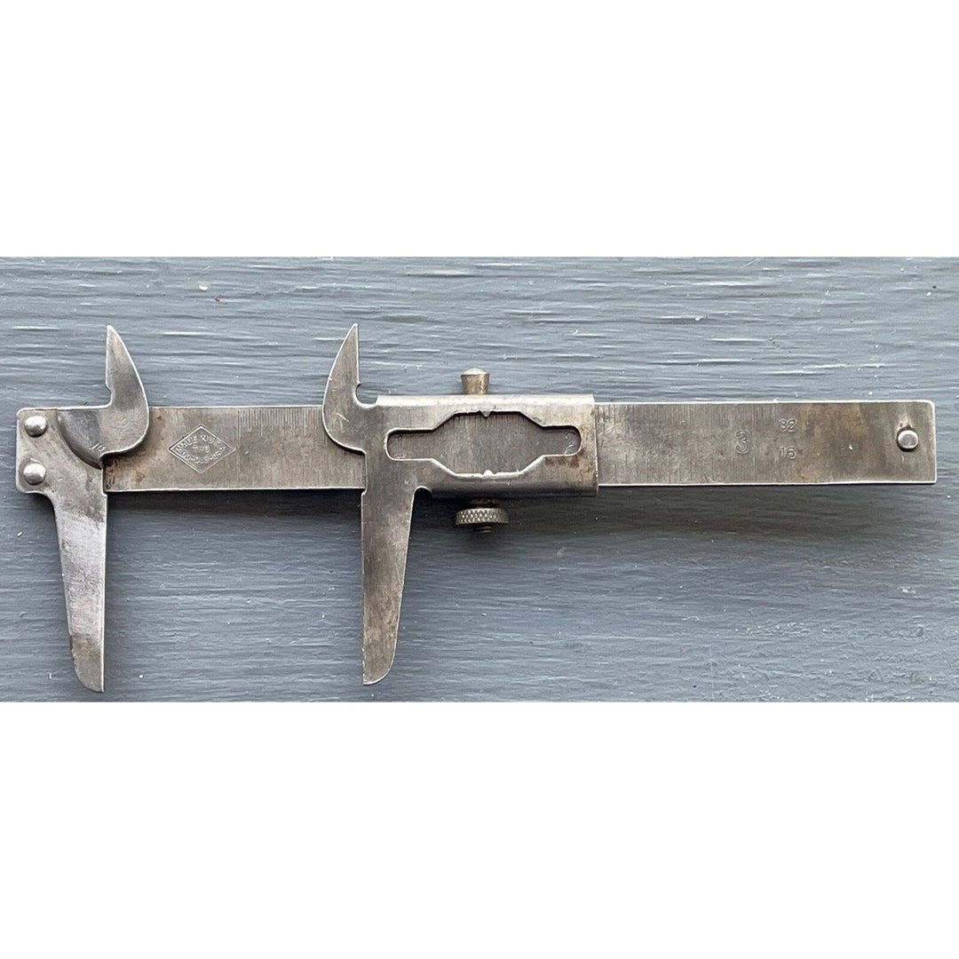 THE CONQUEROR Pocket Vernier 3 Inch Caliper, Reads 16th's & 32nd's - Etsy