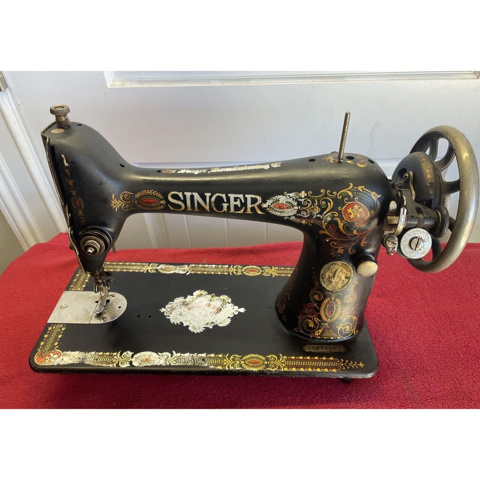 Antique 1910 Model 15 Singer Treadle Sewing Machine Head Only G0820950 ...