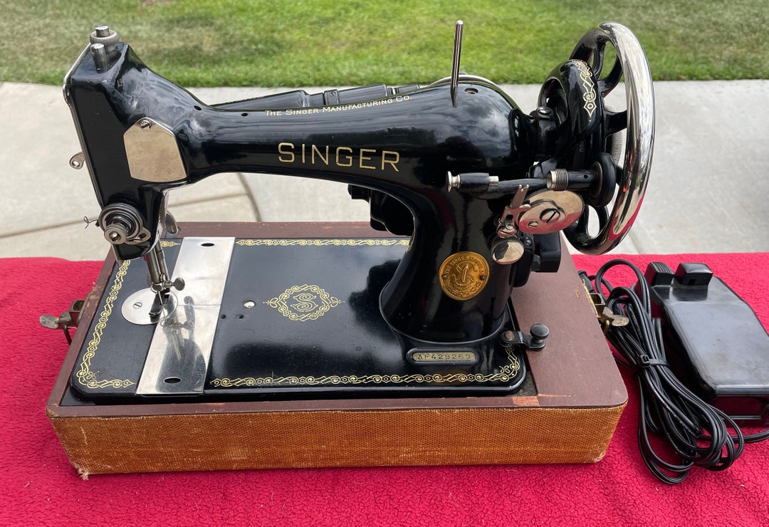 Singer 128 Sewing Machine 1940 Serial No. AF429253 - Etsy