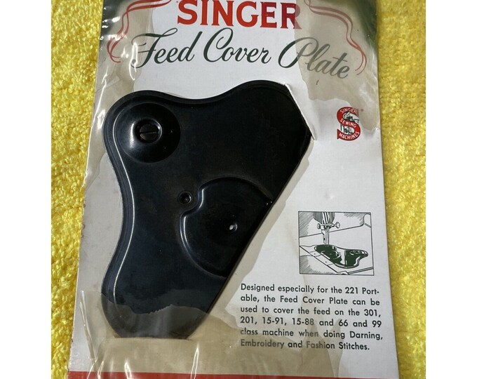 Singer 221 Blackside Feed Cover Plate 121309 Featherweight +screw - Etsy