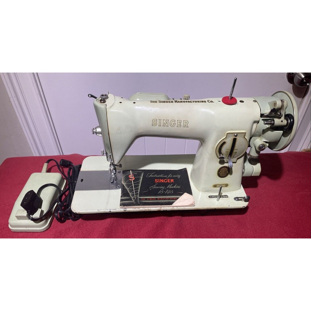 Singer 15-125 Gear Driven Sewing Machine Serial # AM620136 - Etsy