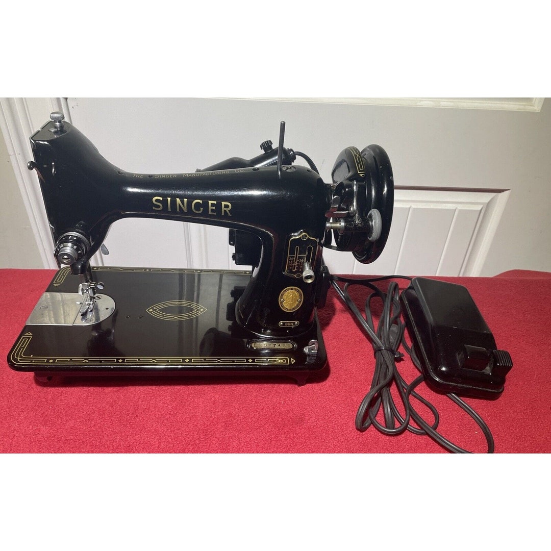 Singer Sewing Machine Model 99K , Serviced, EN027465 - Etsy