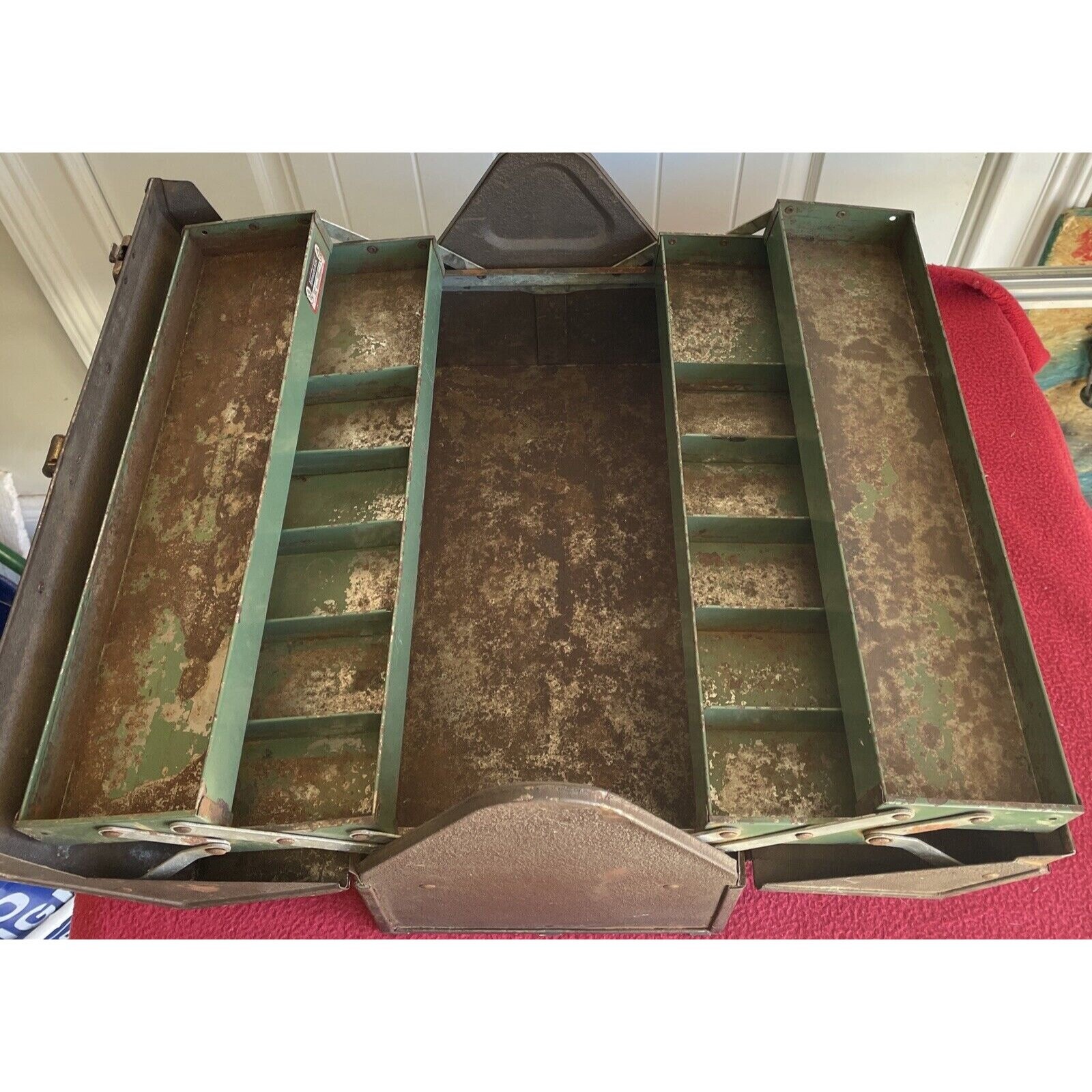 Vtg Model 1017 Kennedy Cantilever Machinist Mechanic Tool Chest Tackle ...