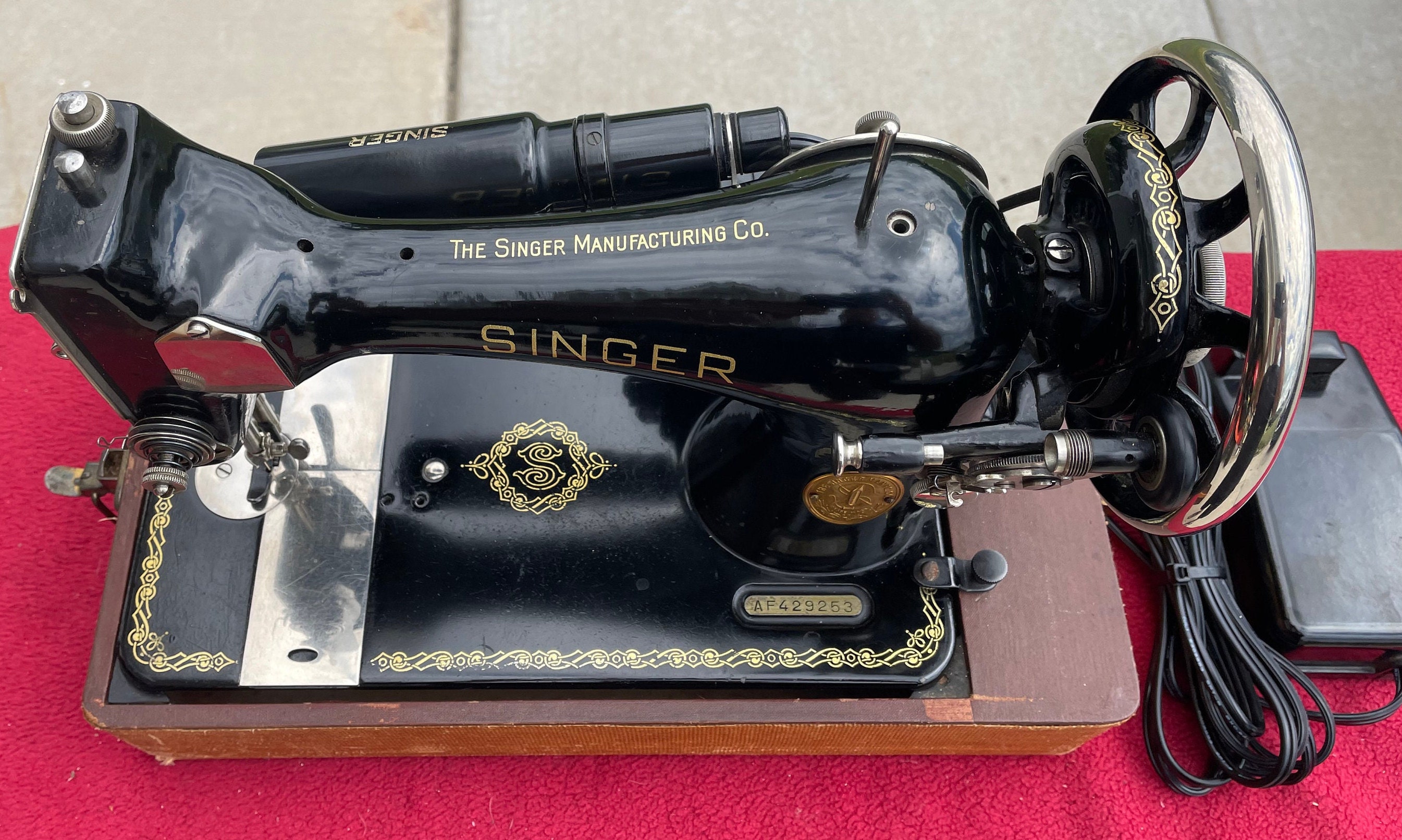 Singer 128 Sewing Machine 1940 Serial No. AF429253 - Etsy