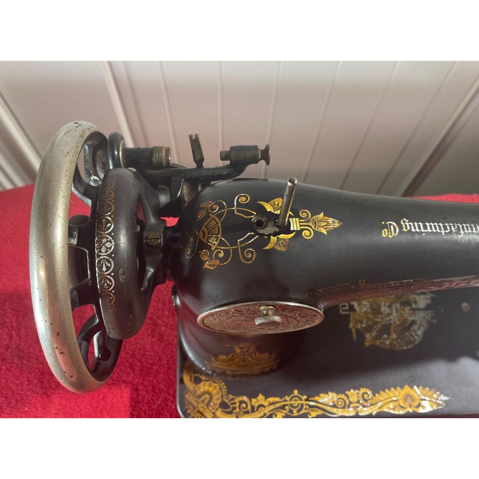 Antique 1924 Model 127 Singer Sphinx Treadle Sewing Machine Head Only ...