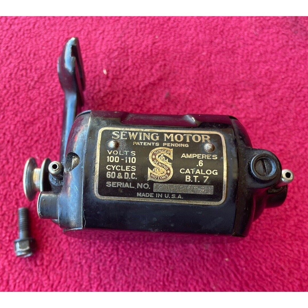Singer Sewing Machine -B T 7- Motor 1923 #128 - Etsy