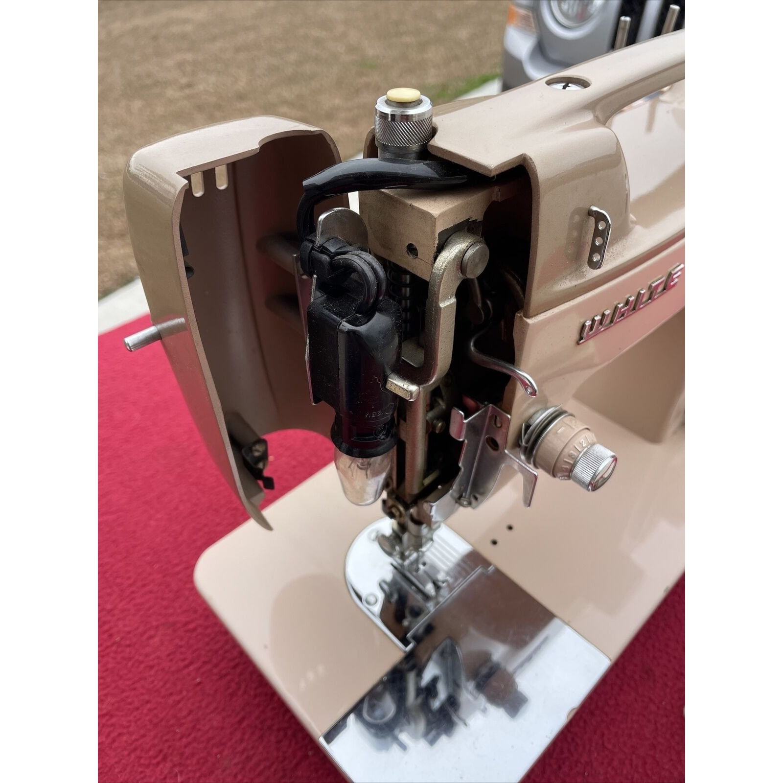 Vintage WHITE Sewing Machine Model 764 With Pedal - Etsy