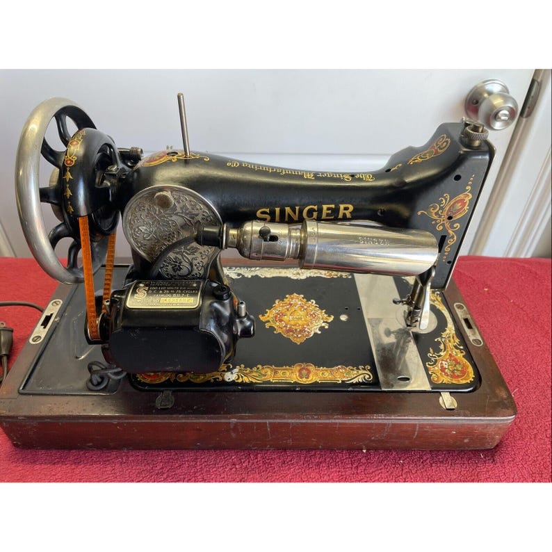 Antique Singer 128 Sewing Machine 1927 Serial # AB857026 - Etsy