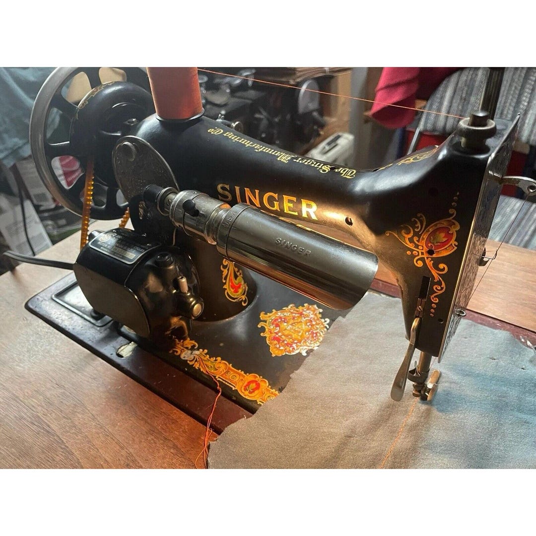 Antique Singer 128 Sewing Machine 1927 Serial # AB857026 - Etsy