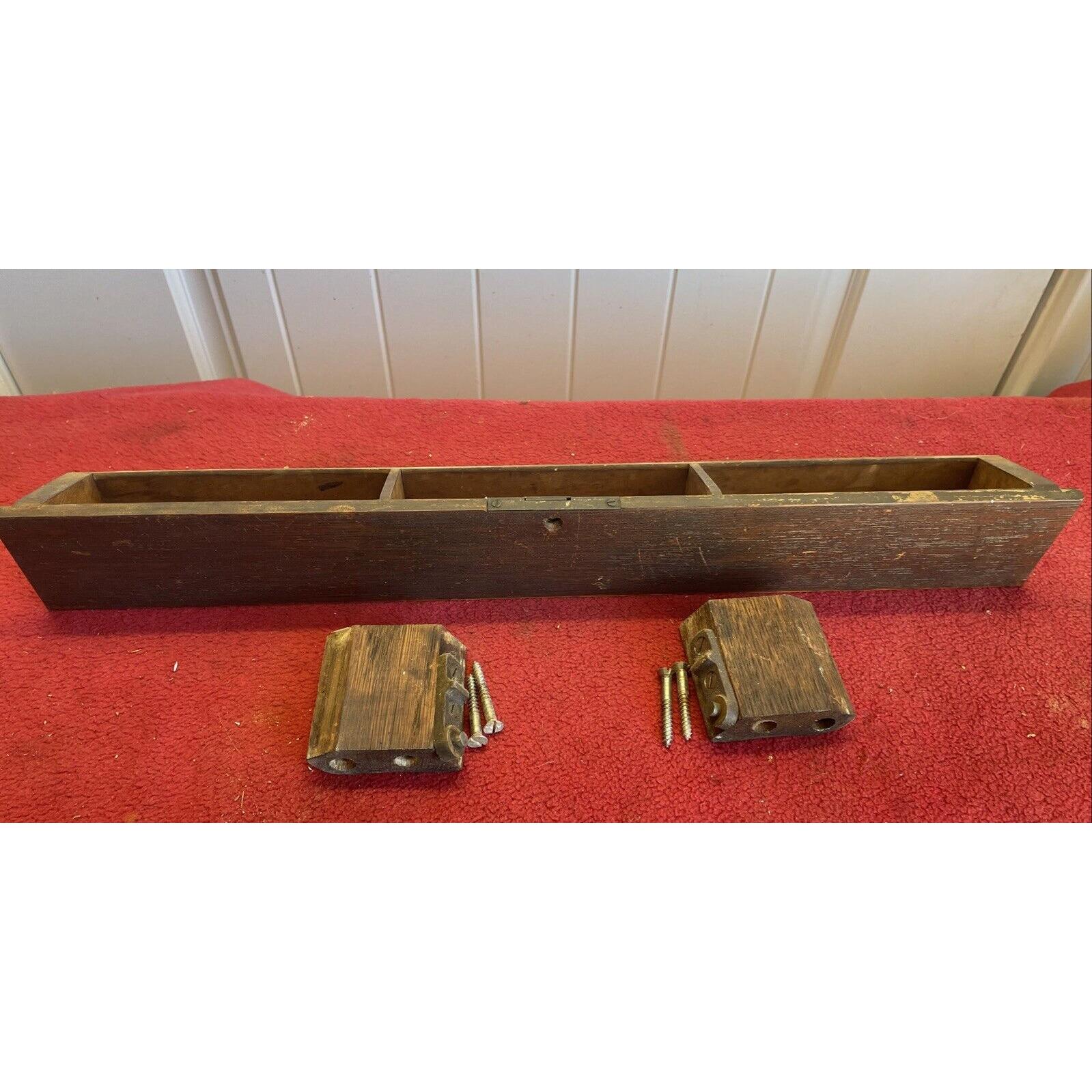 Singer Treadle Sewing Machine Tilt Out Front Drawer / Hinge Blocks ...