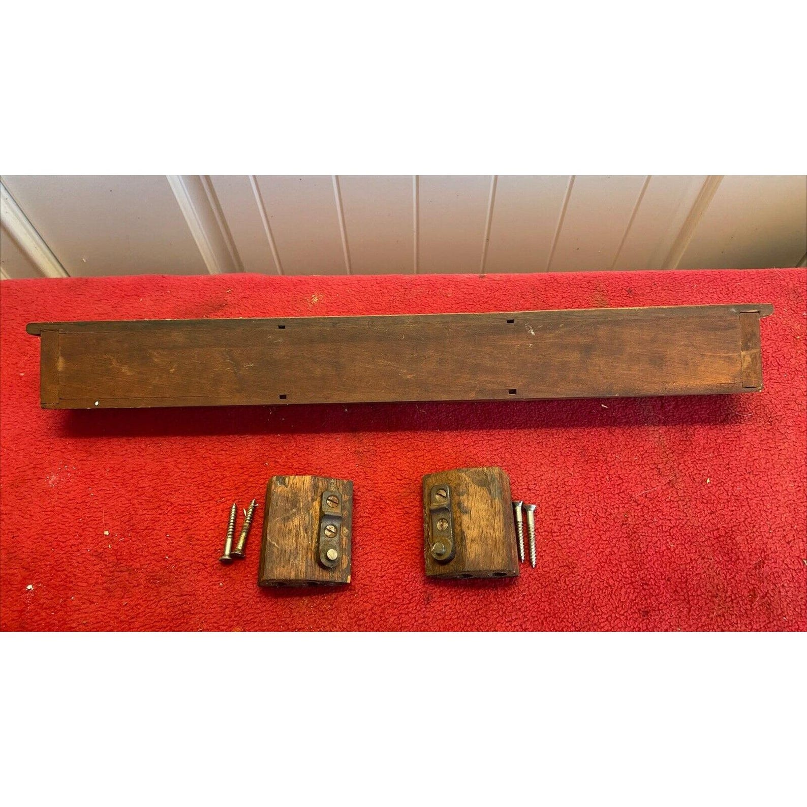 Singer Treadle Sewing Machine Tilt Out Front Drawer / Hinge Blocks ...