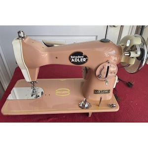 Adler Sewing Machine "st Deluxe" Japan, Belvedere Post WW2 Singer 15-91 ...