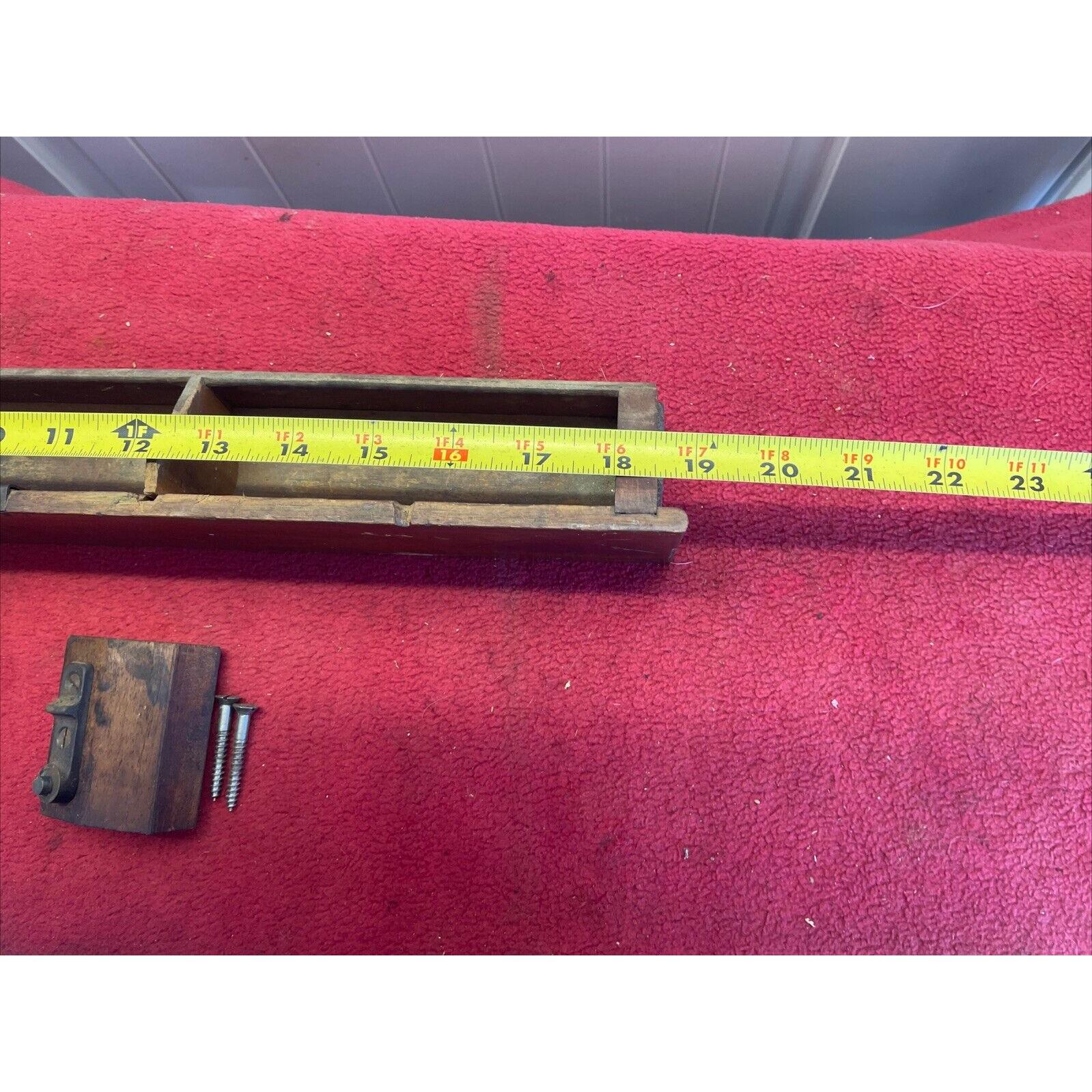 Singer Treadle Sewing Machine Tilt Out Front Drawer / Hinge Blocks ...